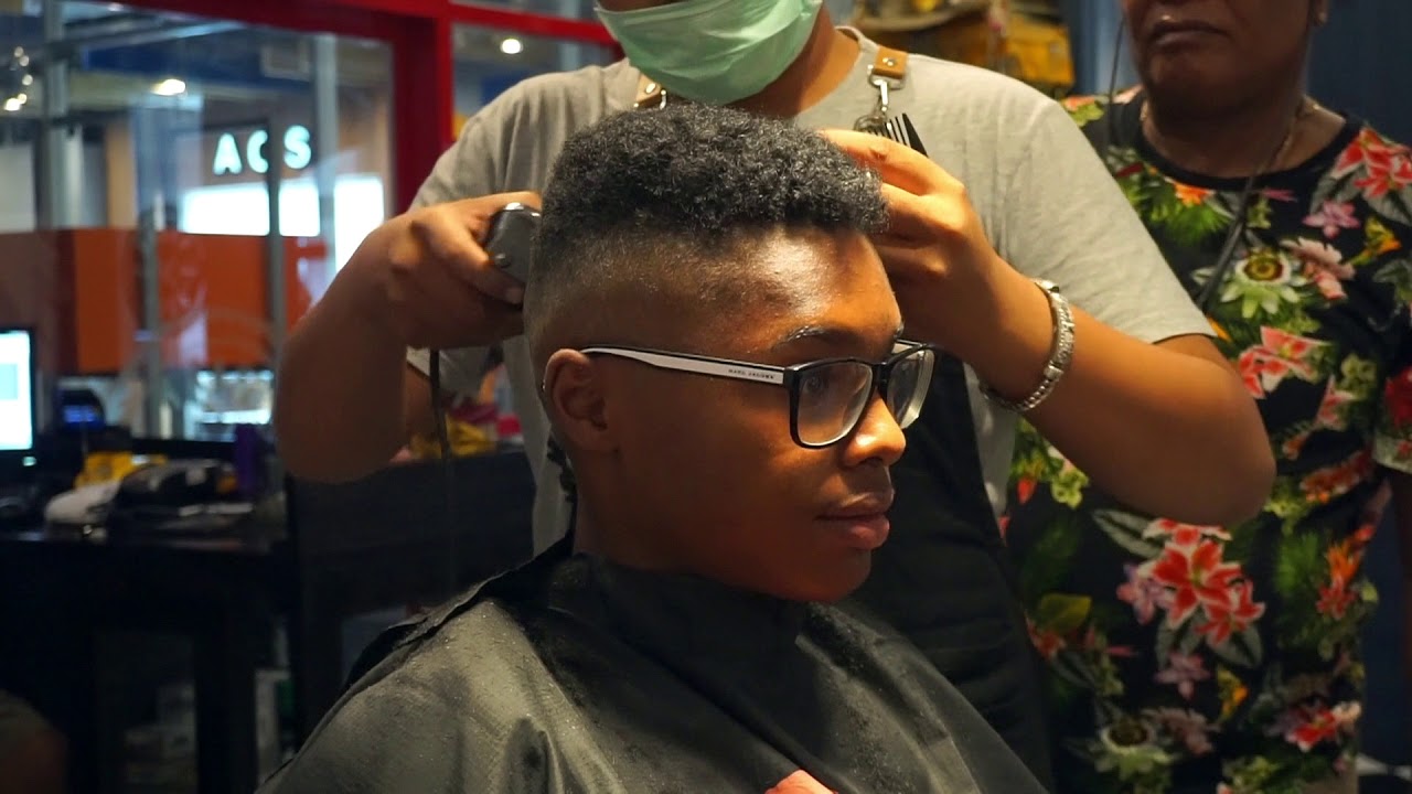 African Hair Haircut in Bali by Sharp Edge Barber